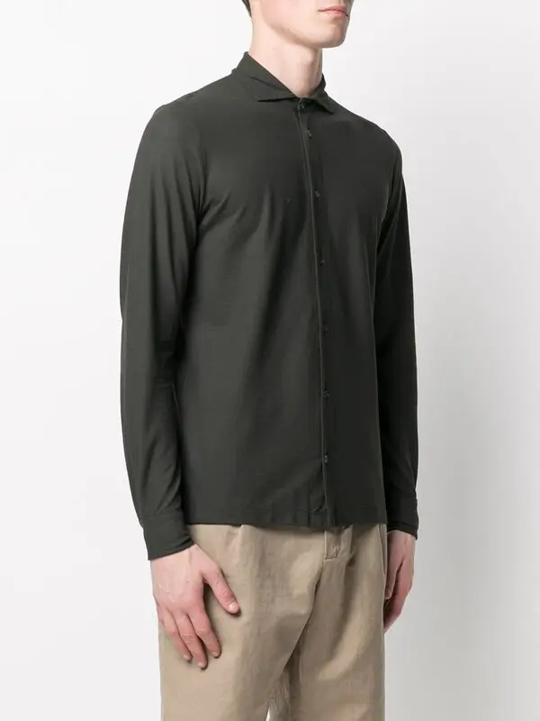 ZANONE Straight-fit Shirt - Green