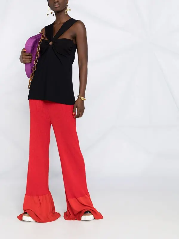 Stella McCartney Rib-knit Long-length Trousers