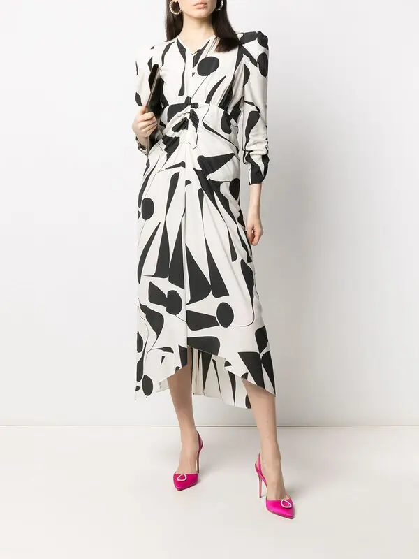 Isabel Marant Albi Abstract-print Dress
