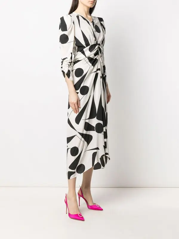 Isabel Marant Albi Abstract-print Dress