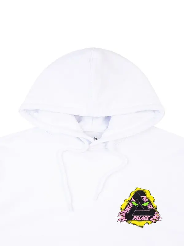 PALACE Tri-ripper Drawstring Hood - White