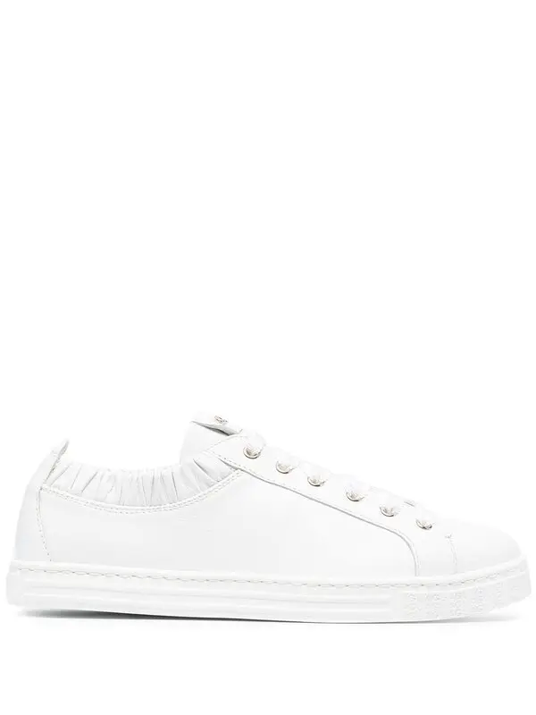 Agl Elasticated Ankle Low-top Sneakers - White