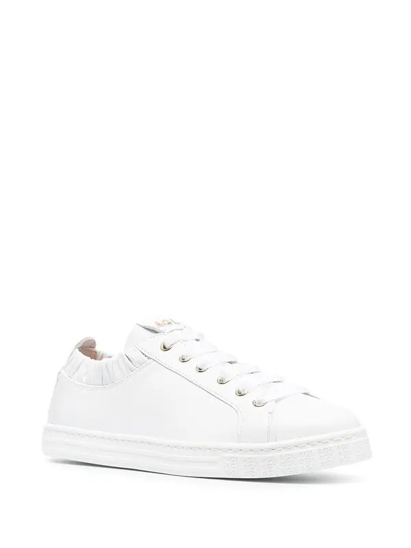 Agl Elasticated Ankle Low-top Sneakers - White