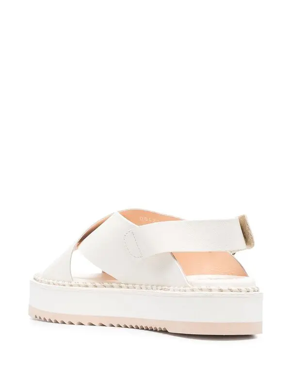 Agl Marta Criss-cross Sandals - White