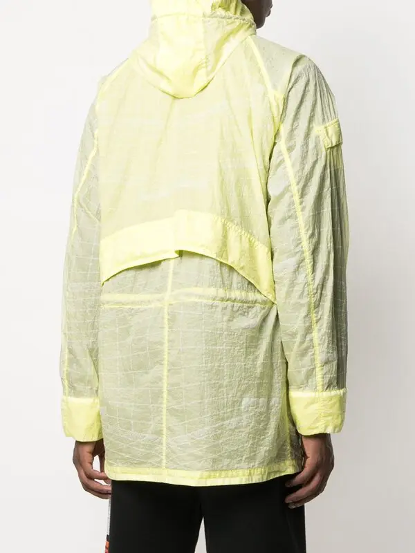 Stone Island Reflective Grid Parka Coat