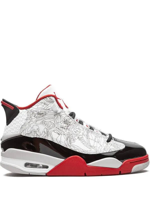 JORDAN Air Dub Zero /black/varsity Red Sneakers