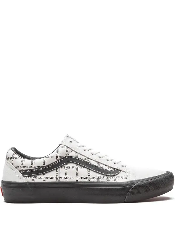 VANS X Supreme Old Skool Pro Grid Sneakers - White