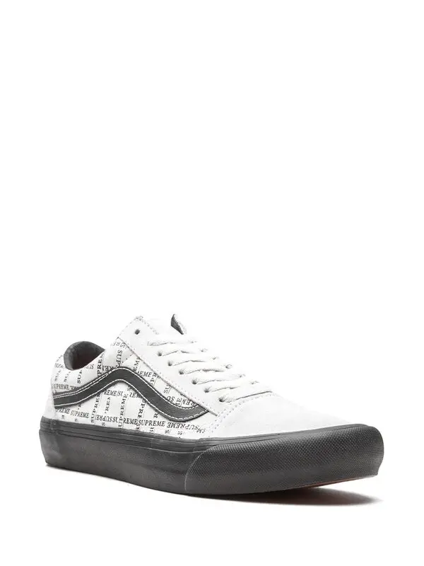 VANS X Supreme Old Skool Pro Grid Sneakers - White