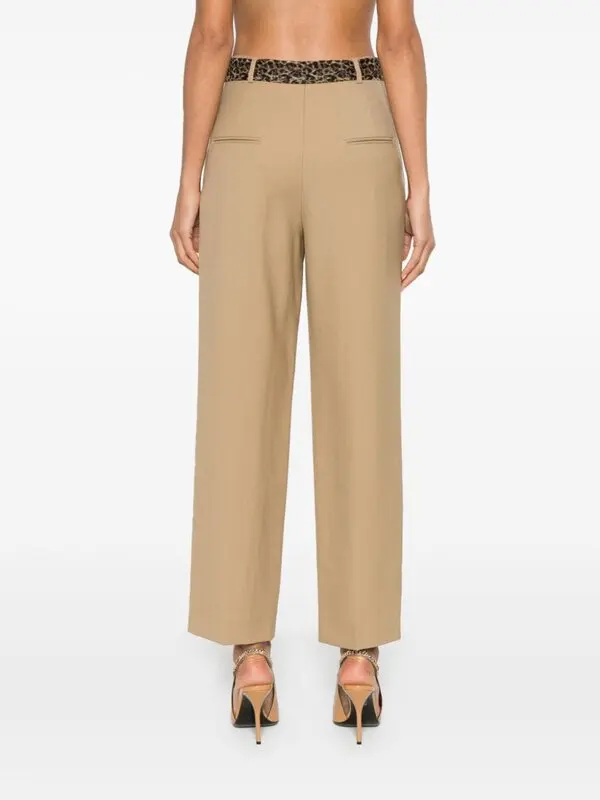 Saint Laurent Pleated Trousers - Neutrals