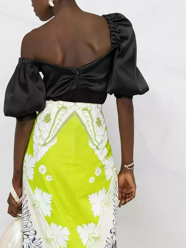 Valentino Garavani World Arazzo Print Midi Skirt
