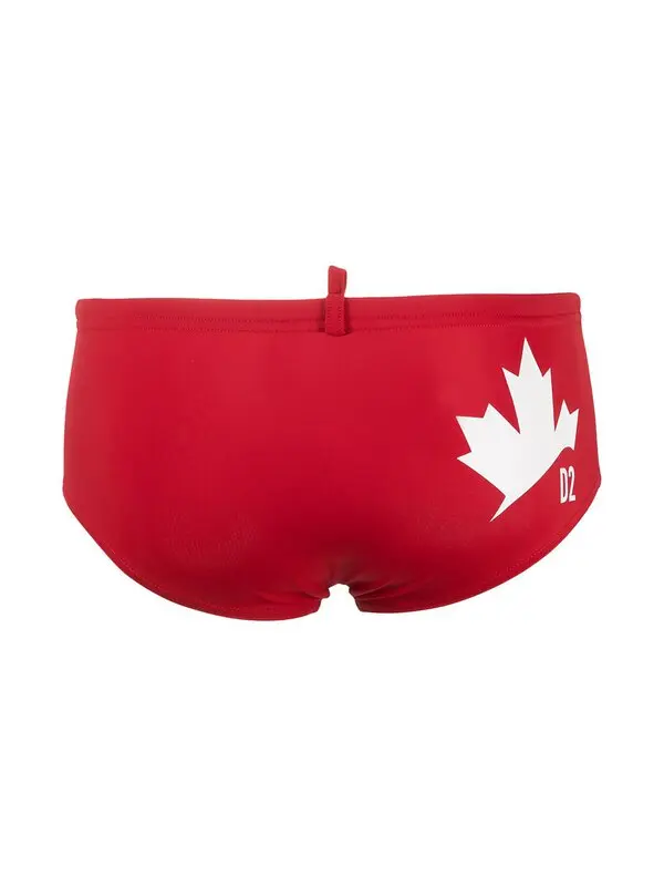 Dsquared2 Logo Print Swim Briefs