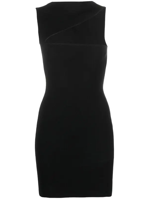 Gauge81 One-shoulder Cut-out Fitted Dress