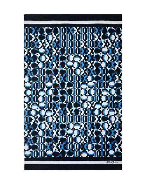 Dolce & Gabbana Geometric-print Beach Towel