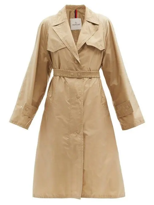 Moncler Rutilicus Belted Shell Trench Coat