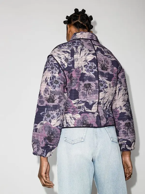Isabel Marant Floral Print Quilted Jacket