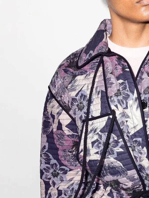 Isabel Marant Floral Print Quilted Jacket
