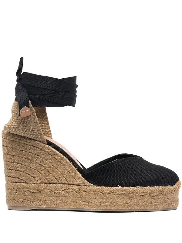 CastaÑer Chiara Wedge Espadrilles - Black