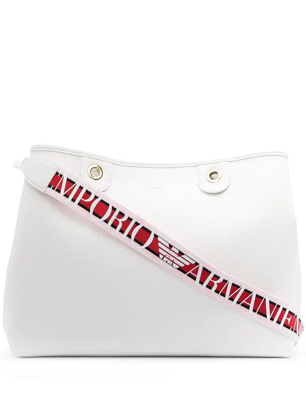 Emporio Armani Myea Shopper Tote Bag - White