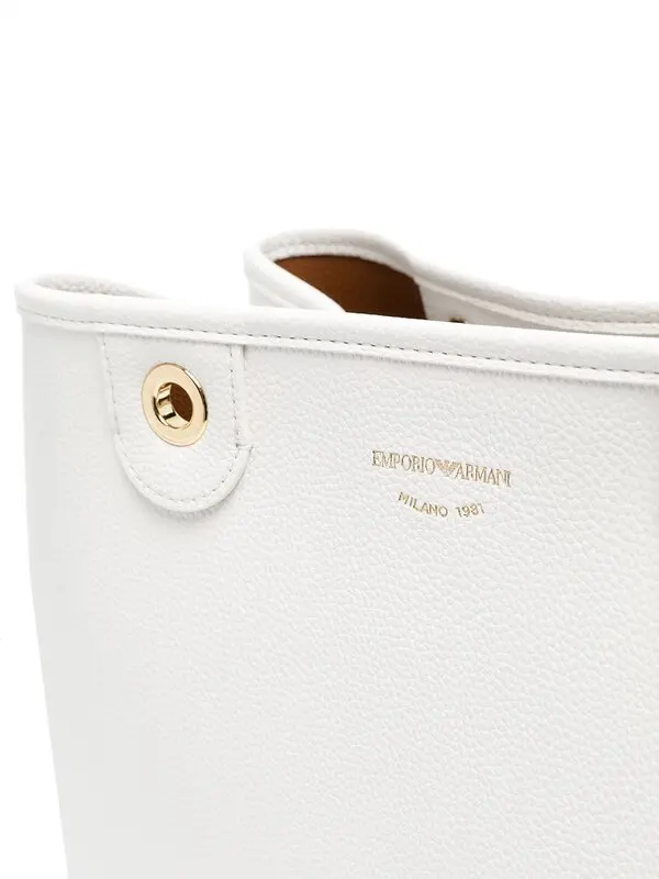 Emporio Armani Myea Shopper Tote Bag - White