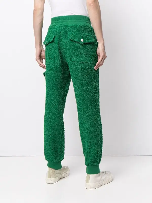 Undercover Textured Cotton Trousers - Green