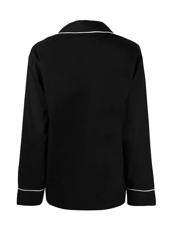 Karl Lagerfeld Logo Embroidered Pajama Top