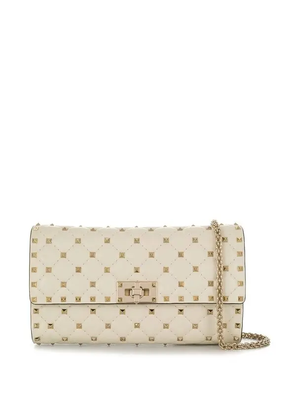 Valentino Garavani Rockstud Cross Body Bag - White