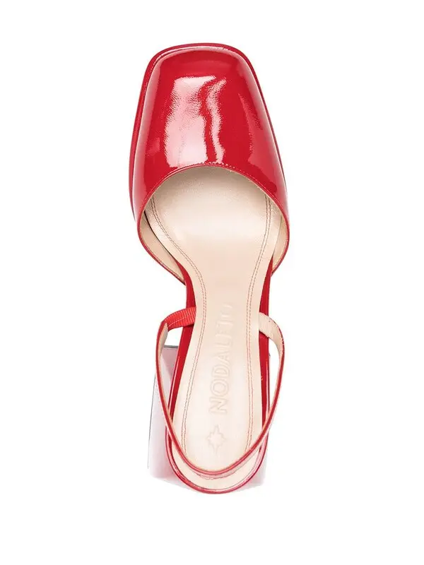 NODALETO Bulla Jones Patent-leather Pumps - Red