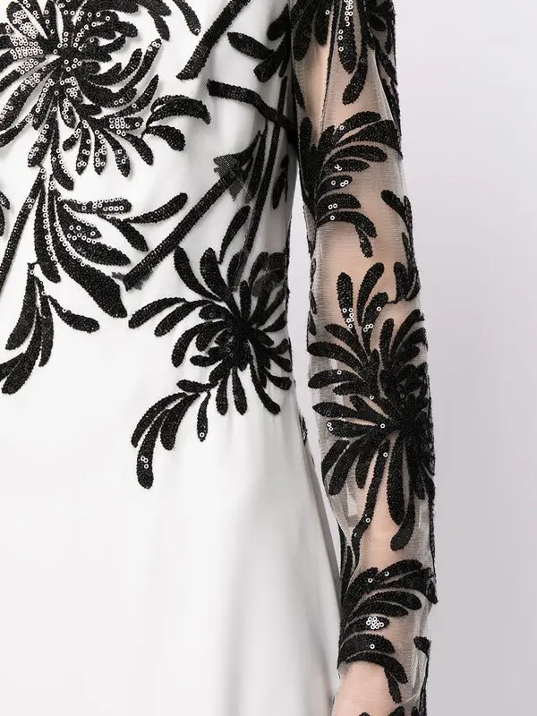 Tadashi Shoji Haruki Long-sleeve Gown