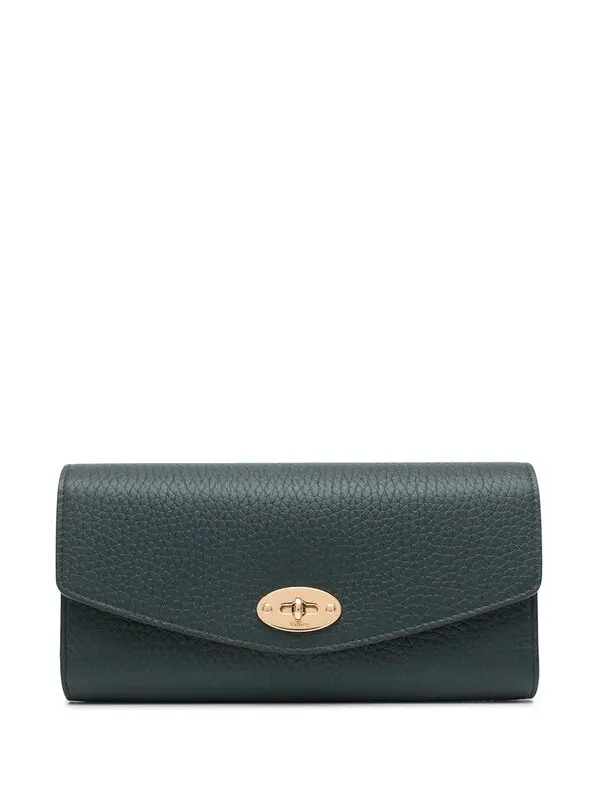 Mulberry Darley Continental Wallet - Green