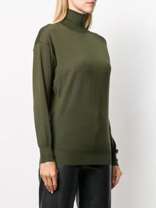 TOM FORD Roll Neck Jumper - Green