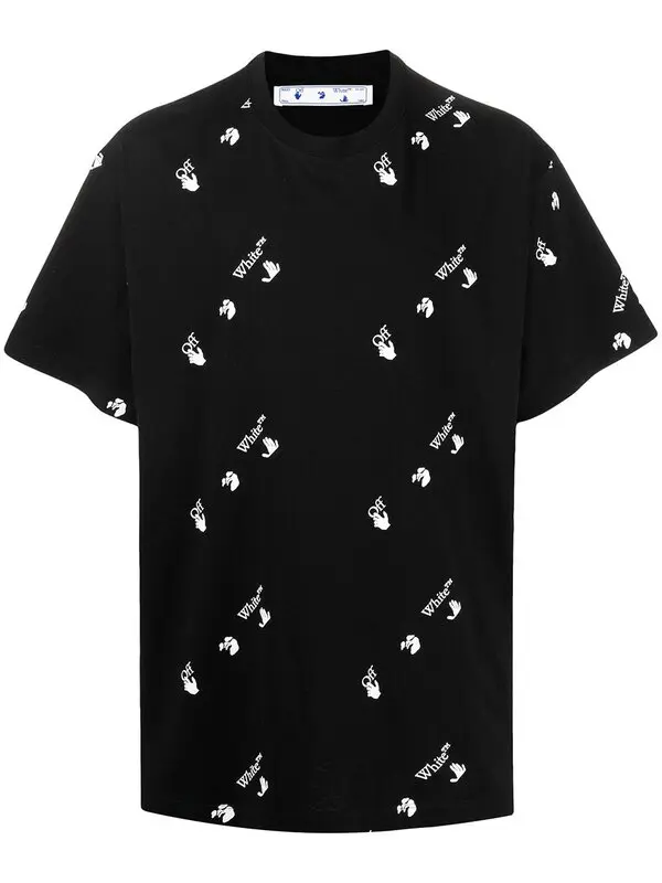 Off-White Swimming Logo-print T-shirt - Black