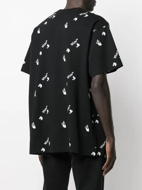 Off-White Swimming Logo-print T-shirt - Black