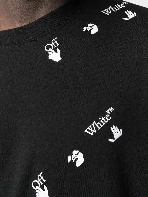 Off-White Swimming Logo-print T-shirt - Black