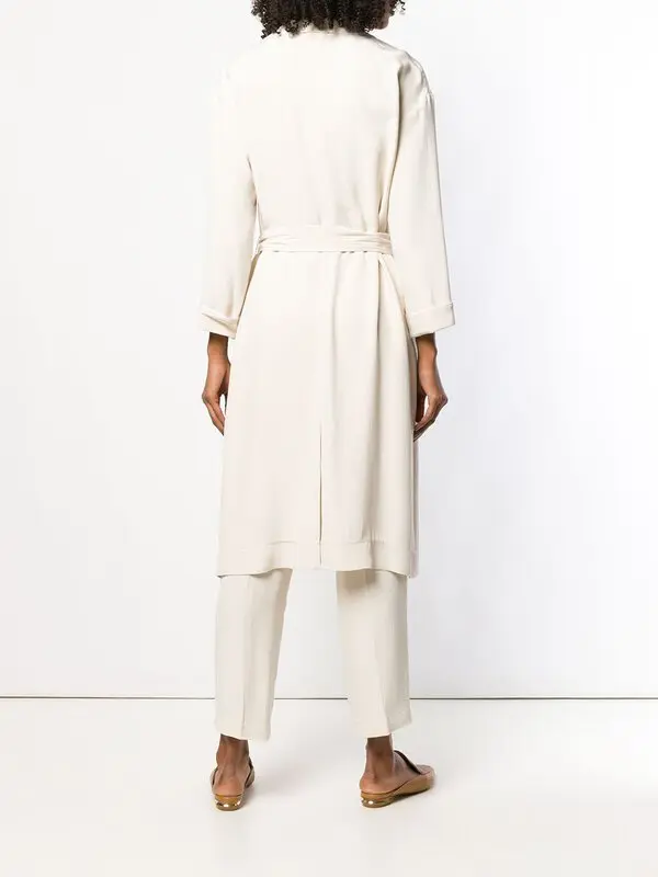 FORTE_FORTE Long Belted Coat