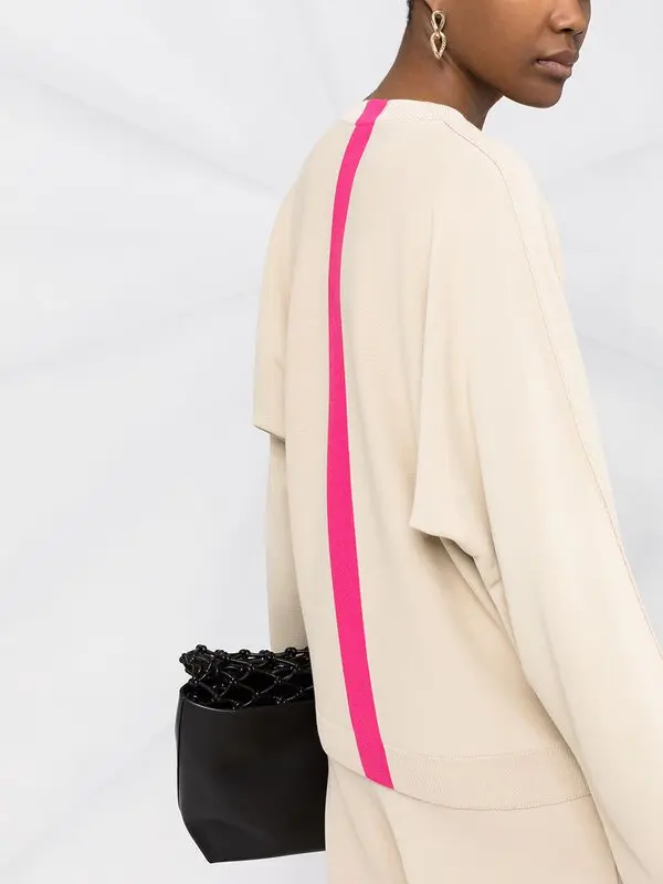Stella McCartney Single-stripe Rib-trim Jumper