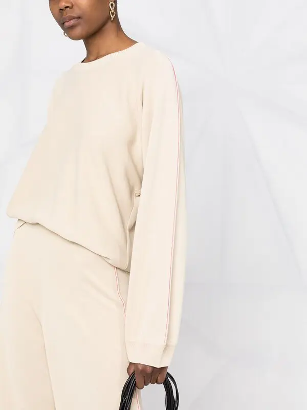 Stella McCartney Single-stripe Rib-trim Jumper