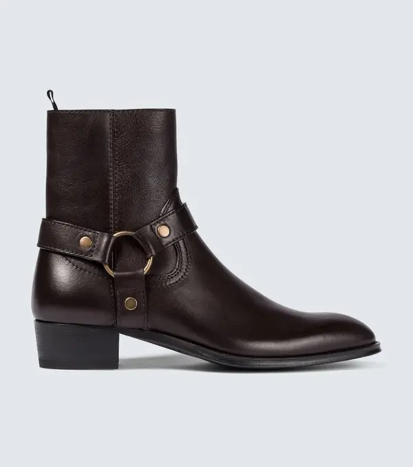 Saint Laurent Wyatt Harness Chelsea Boots