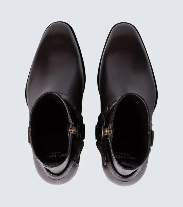 Saint Laurent Wyatt Harness Chelsea Boots