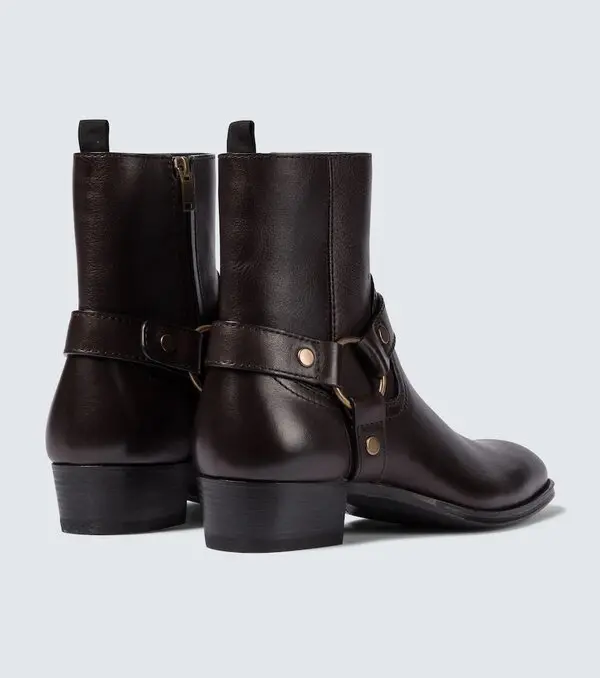 Saint Laurent Wyatt Harness Chelsea Boots