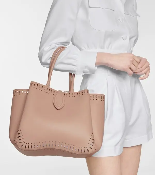 Alaïa Angèle 25 Leather Tote