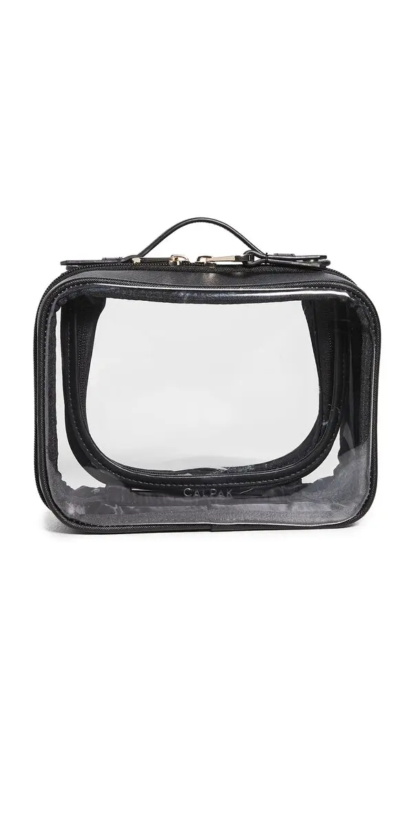 CALPAK Mini Clear Cosmetic Case - Black