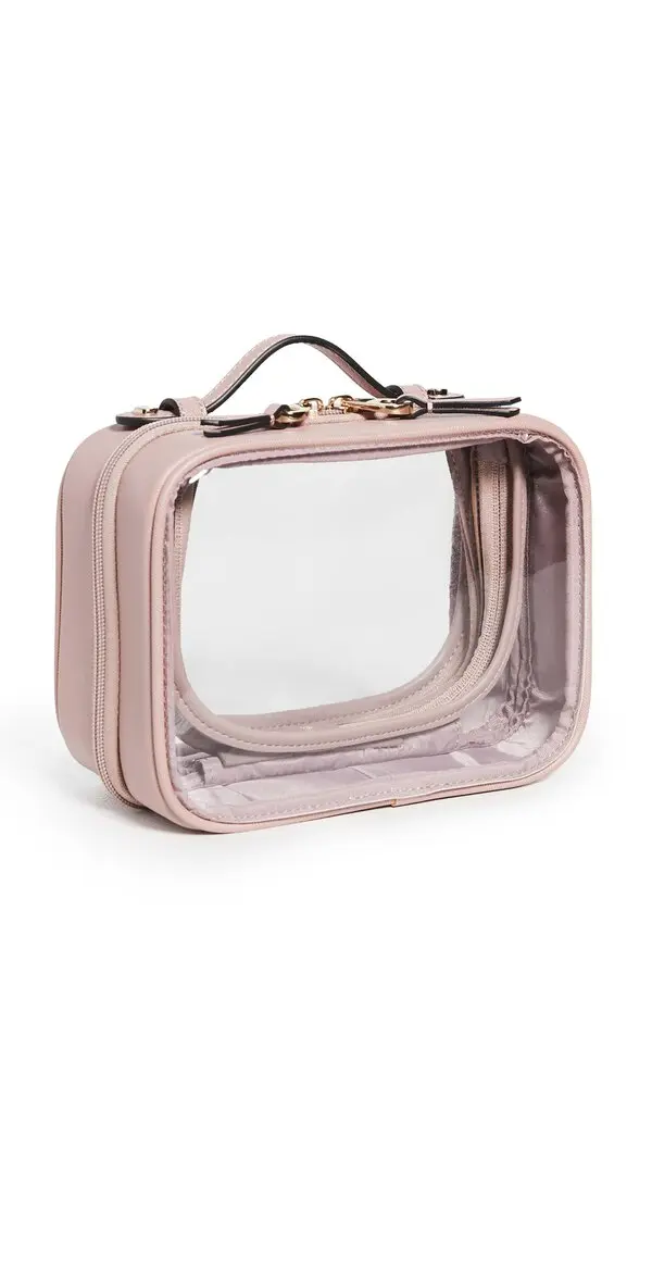 CALPAK Mini Clear Cosmetic Case - Mauve