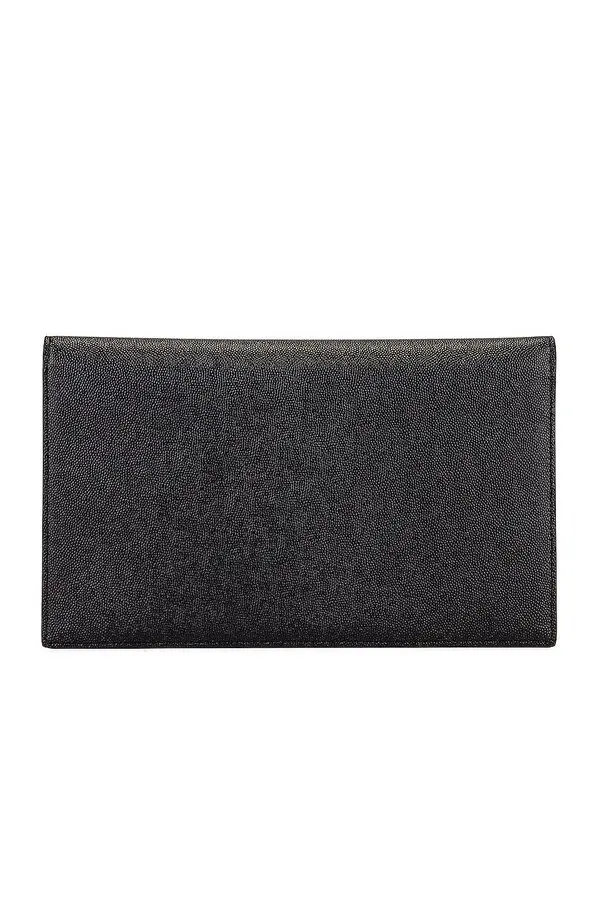 Saint Laurent Medium Leather Clutch