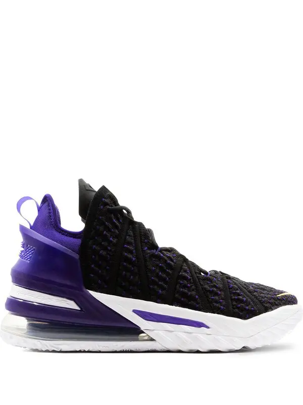 Nike Lebron 18 Lakers Sneakers - Black