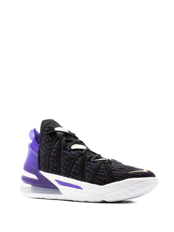 Nike Lebron 18 Lakers Sneakers - Black