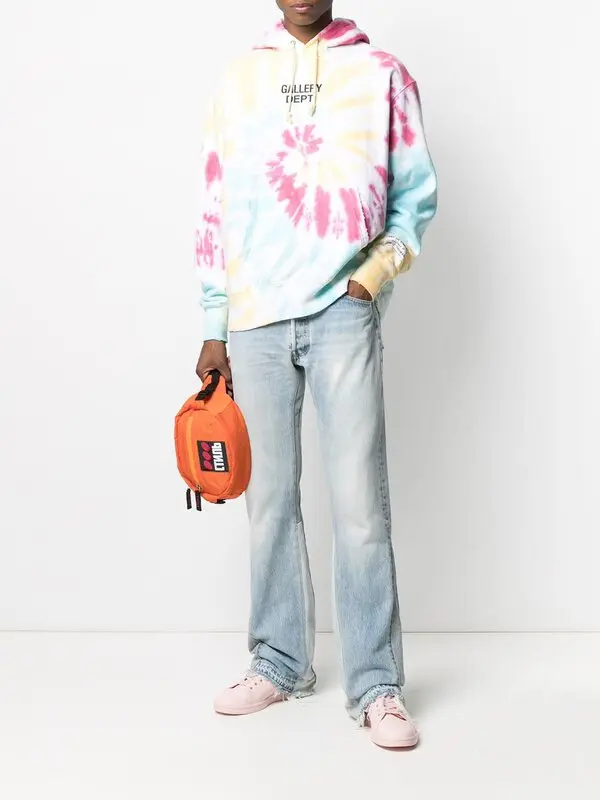 GALLERY DEPT. Tie-dye Print Cotton Hoodie