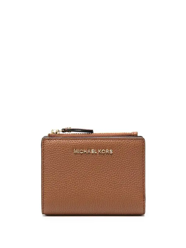 Michael Kors Logo Plaque Wallet - Brown