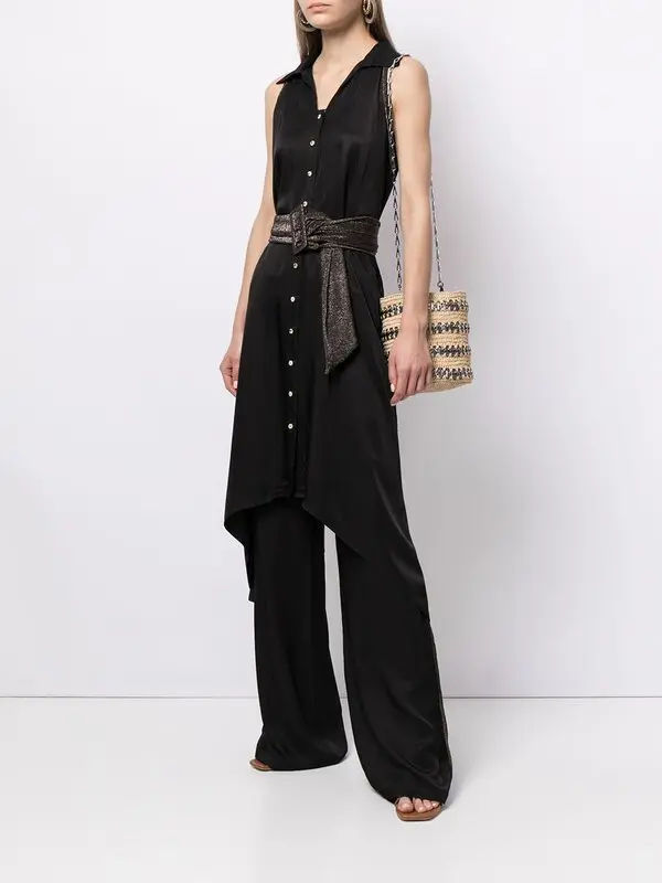 BARUNI X Ramadan Side-stripe Wide-leg Trousers
