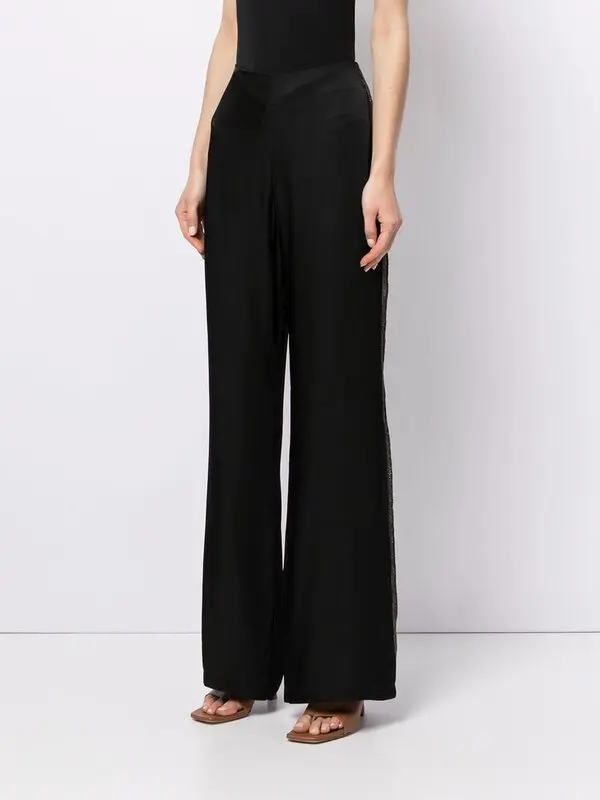 BARUNI X Ramadan Side-stripe Wide-leg Trousers