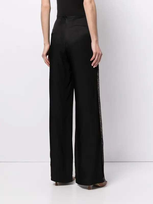 BARUNI X Ramadan Side-stripe Wide-leg Trousers